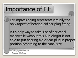 Step by step process for taking ear impression for hearing aid making ...