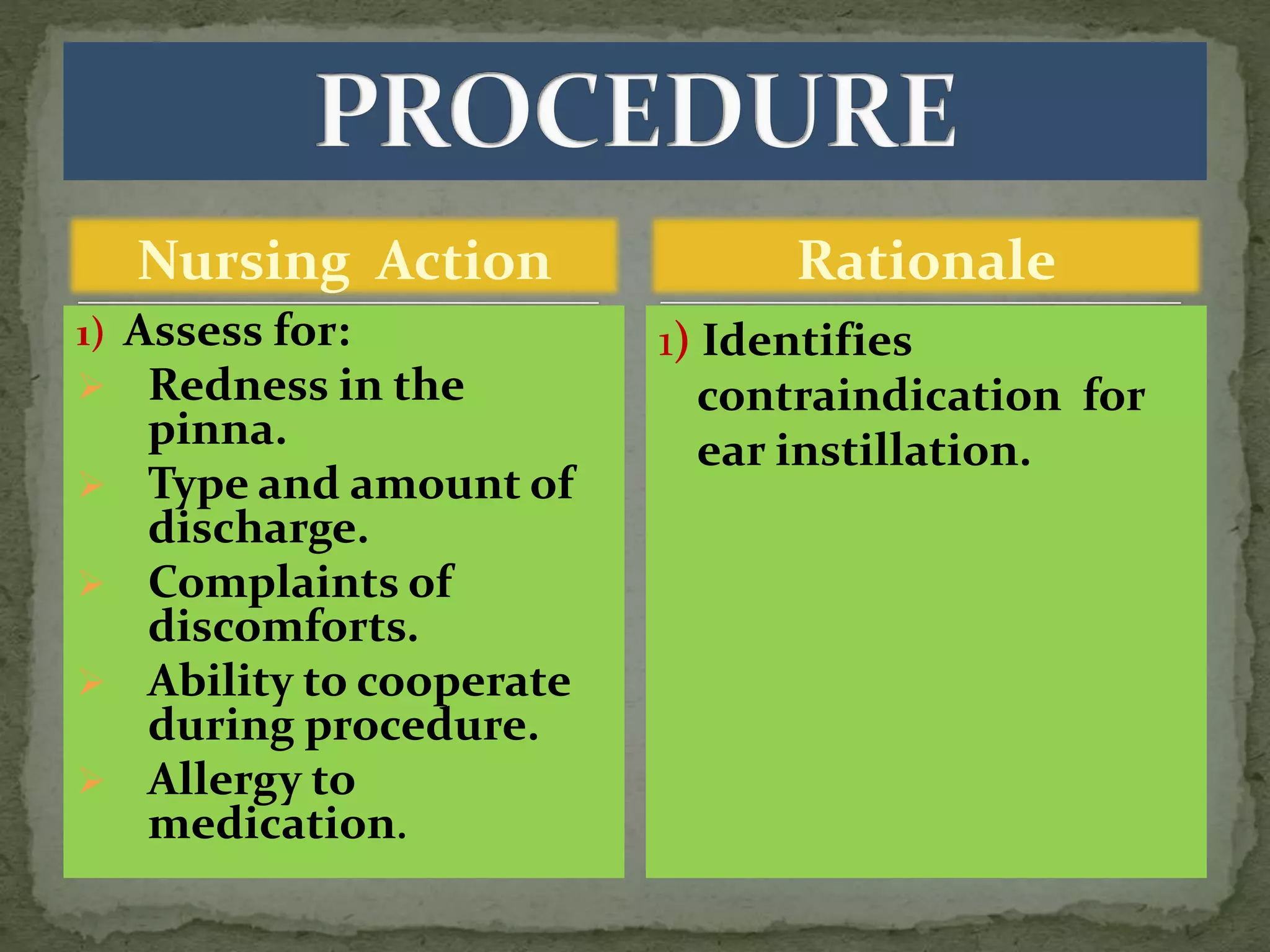 EAR INSTILLATION 7.pptx nidhijaiswal | PPTX
