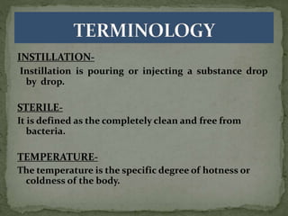 EAR INSTILLATION 7.pptx nidhijaiswal | PPTX