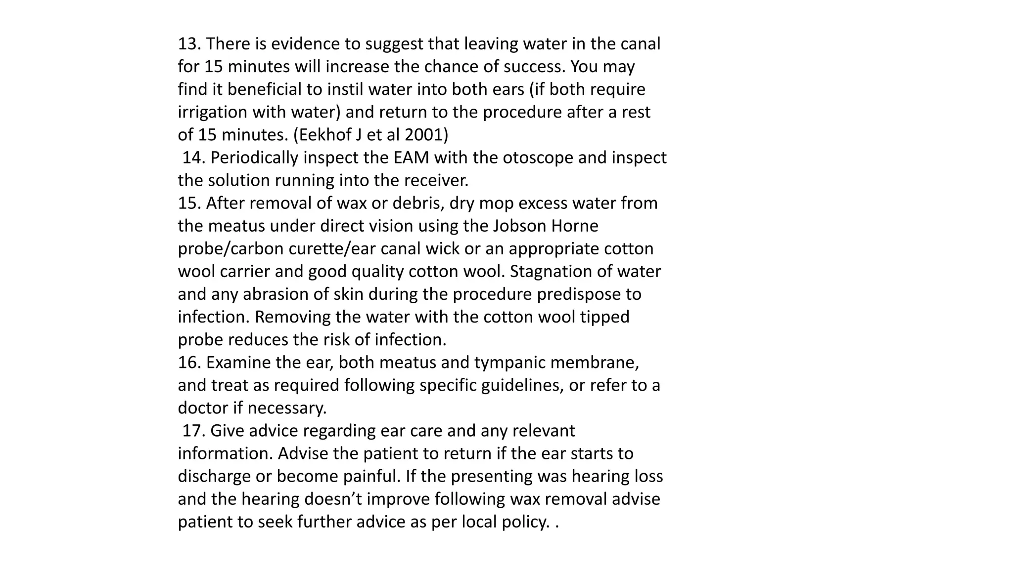 Ear irrigation and instillation of drops | PPTX