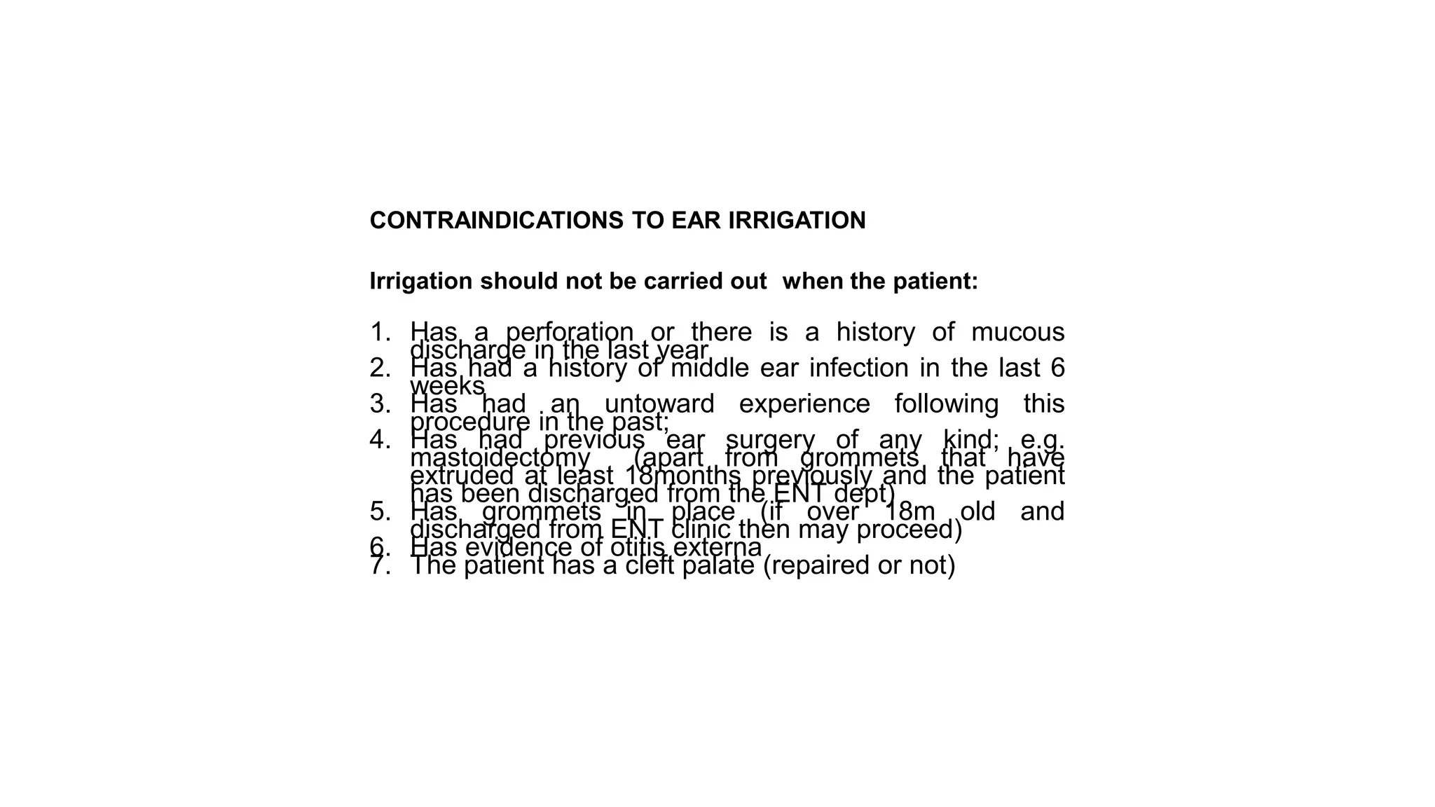 Ear irrigation and instillation of drops | PPTX