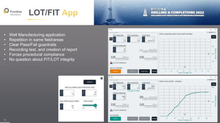 RIG INTEGRATED APPS FOR DRILLING & COMPLETIONS OPERATIONS | PPTX