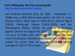 Earl hamilton | PPTX