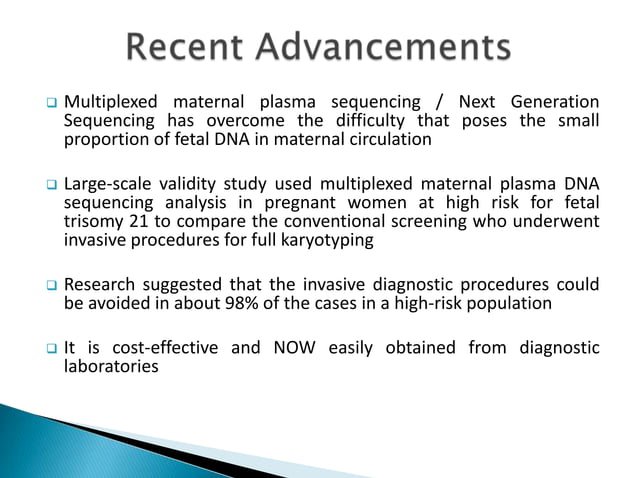 Earlier, accurate & non invasive the new trigene test in the clinical ...