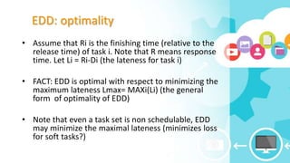 Earliest Due Date Algorithm for Task scheduling for cloud computing | PPTX
