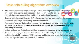 Earliest Due Date Algorithm for Task scheduling for cloud computing | PPTX