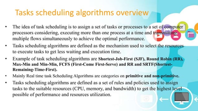 Earliest Due Date Algorithm For Task Scheduling For Cloud Computing Pptx Cloud Computing