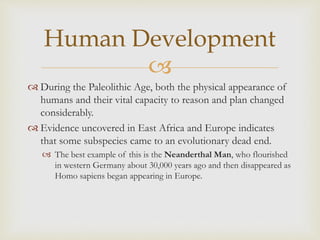 Earliest Human Societies | PPTX