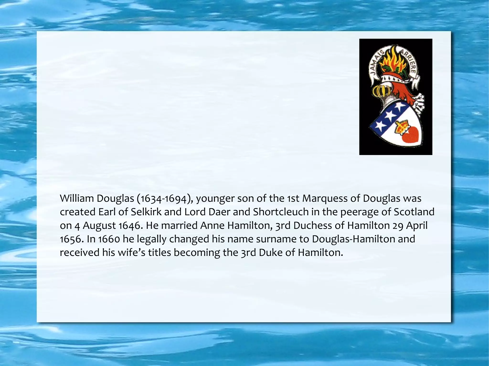 Earls of selkirk george earl hamilton marsden | PPT