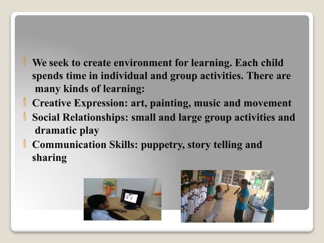 Early childhood development (ECD) is the period of rapid growth and ...