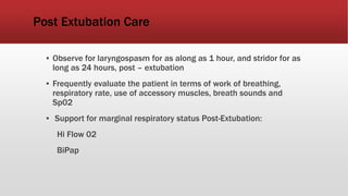 Early Extubation In The Cardiac Surgery Patient | PPT