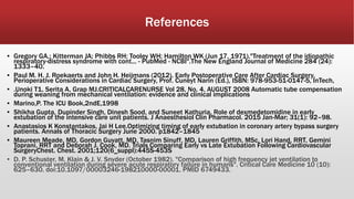 Early Extubation In The Cardiac Surgery Patient | PPT