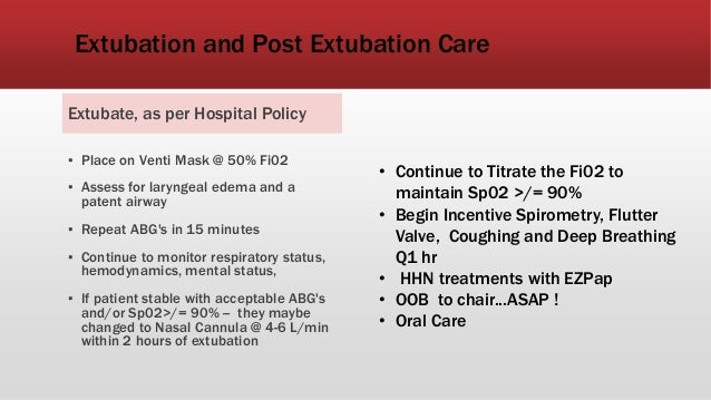 Early Extubation In The Cardiac Surgery Patient