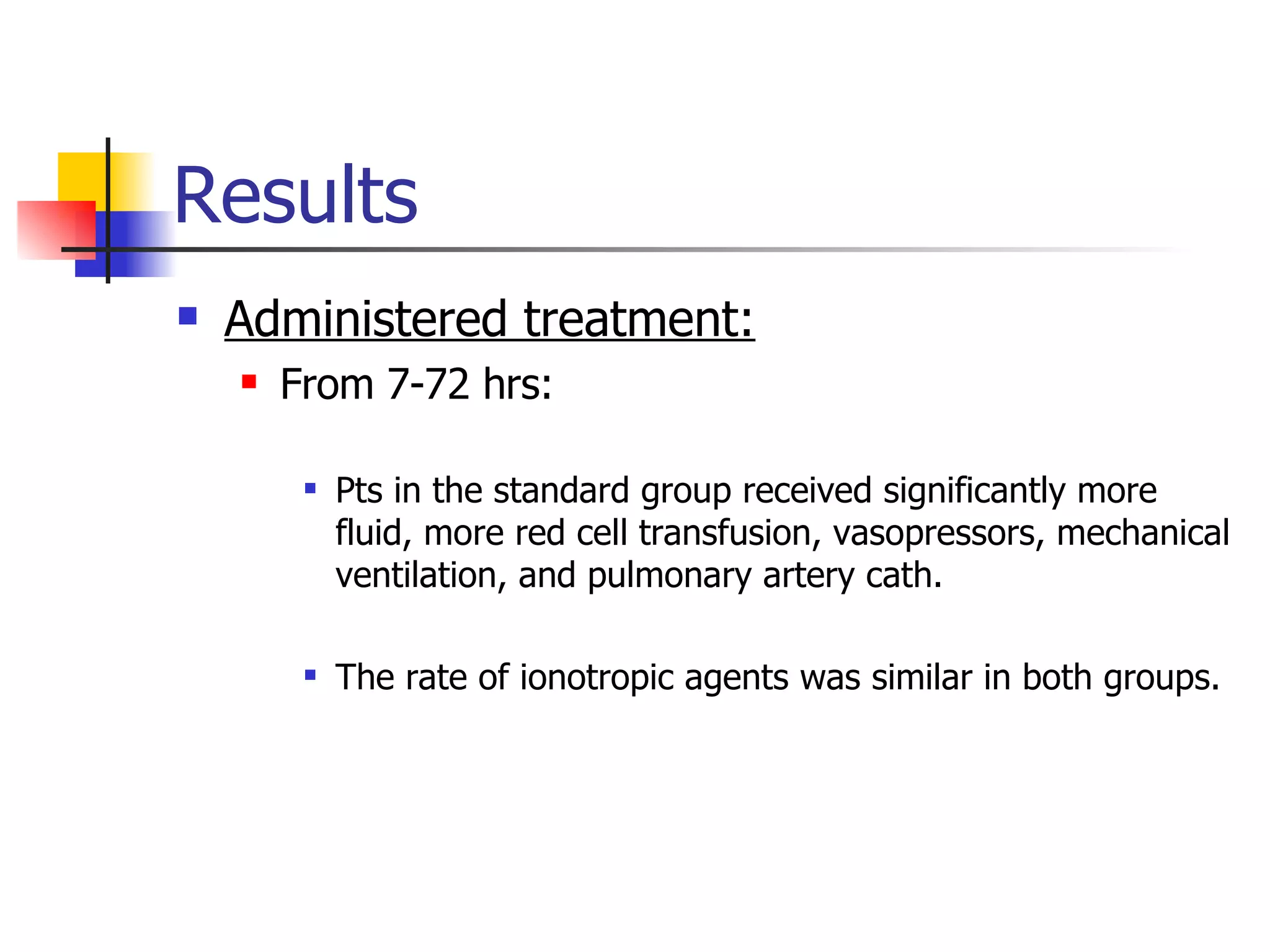 Early Goal-Directed Therapy in Septic Shock | PPT