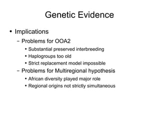 Early Human Origins | ODP