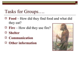 Early Humans Museum Activity | PPT