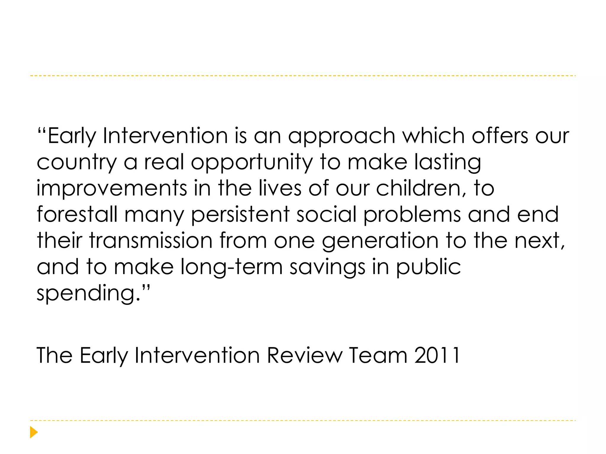 Early Intervention | PPT