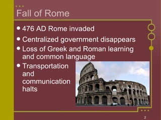 Early Middle Ages Overview | PPT