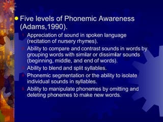 Early Reading Skills | PPT