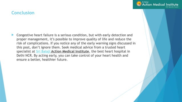 Early Warning Signs of Congestive Heart Failure You Shouldn't Ignore | PPTX