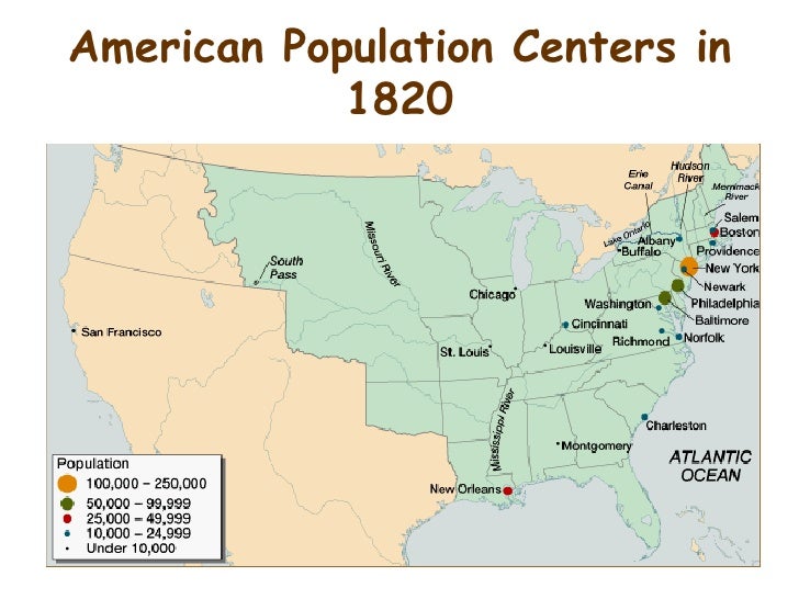 American Industrial Revolution Map