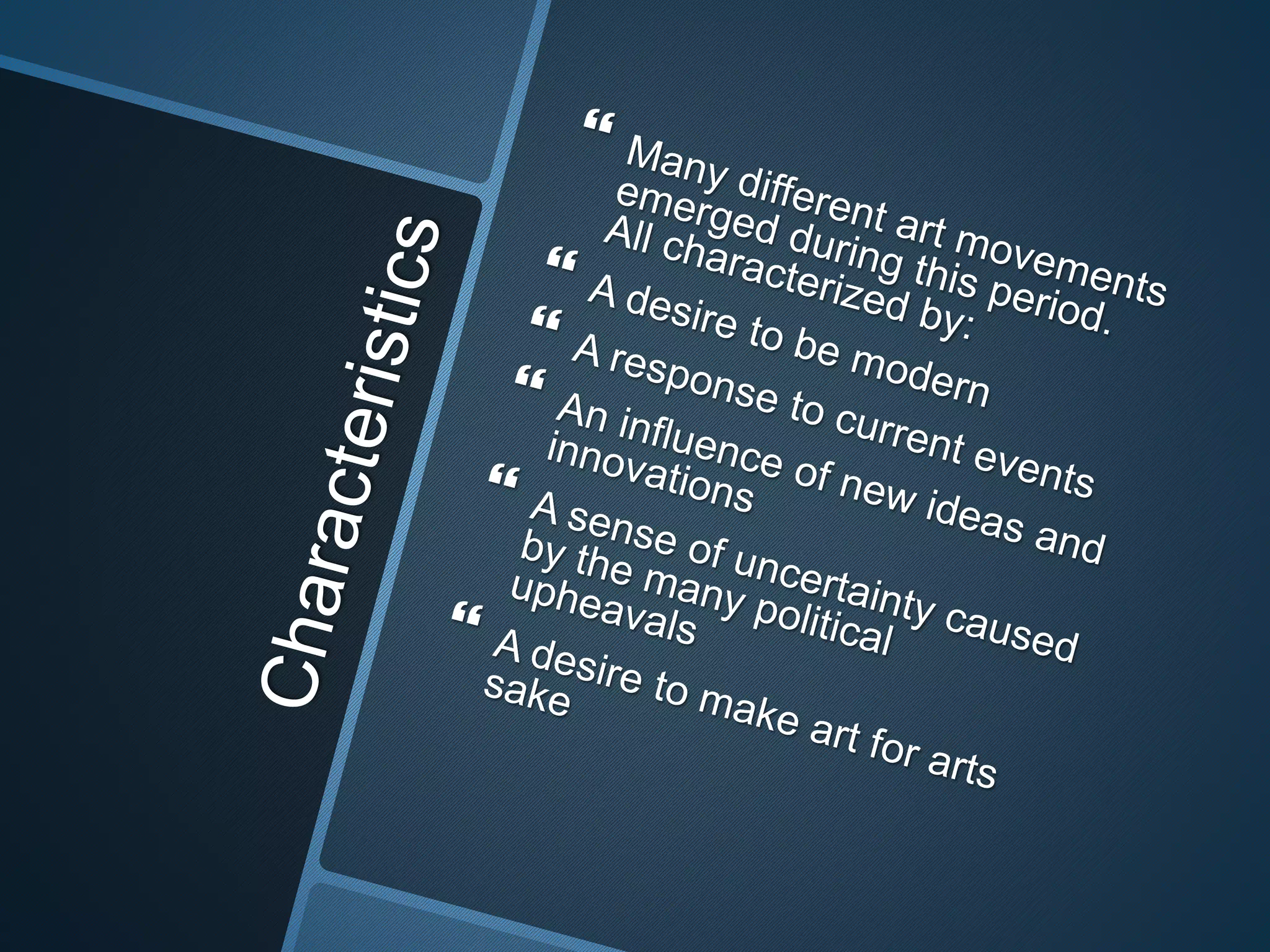 Early Twentieth Century Art | PPTX