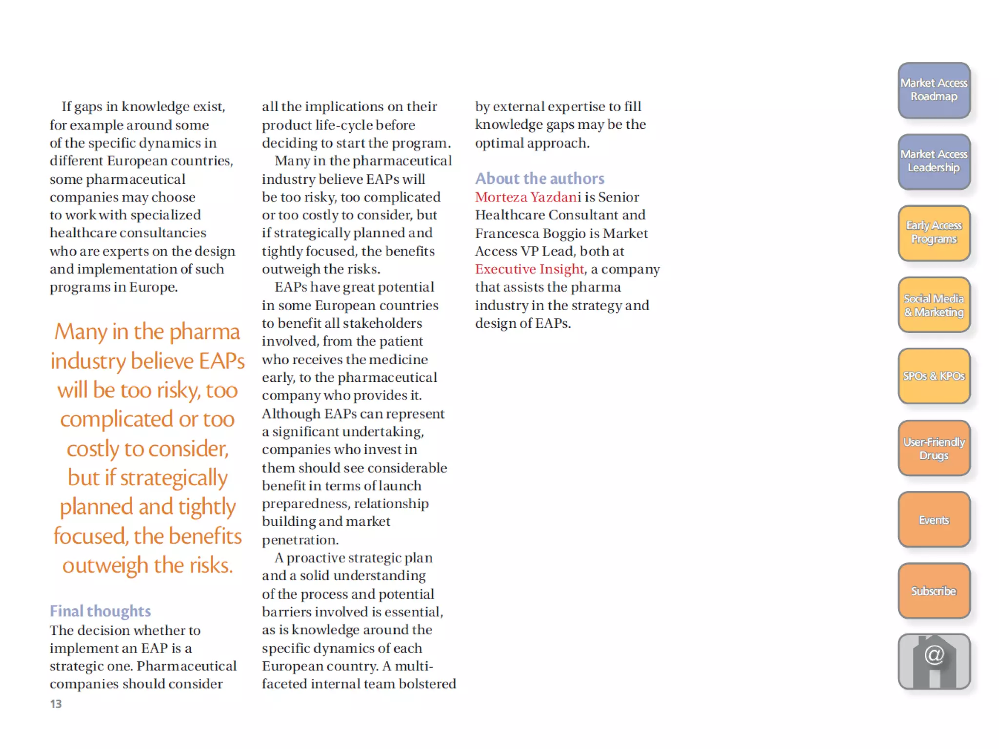 Initiating early access programmes: 5 things to consider | PDF