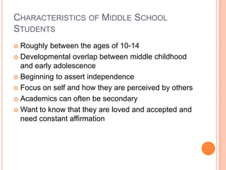Early Adolescent Development | PPTX