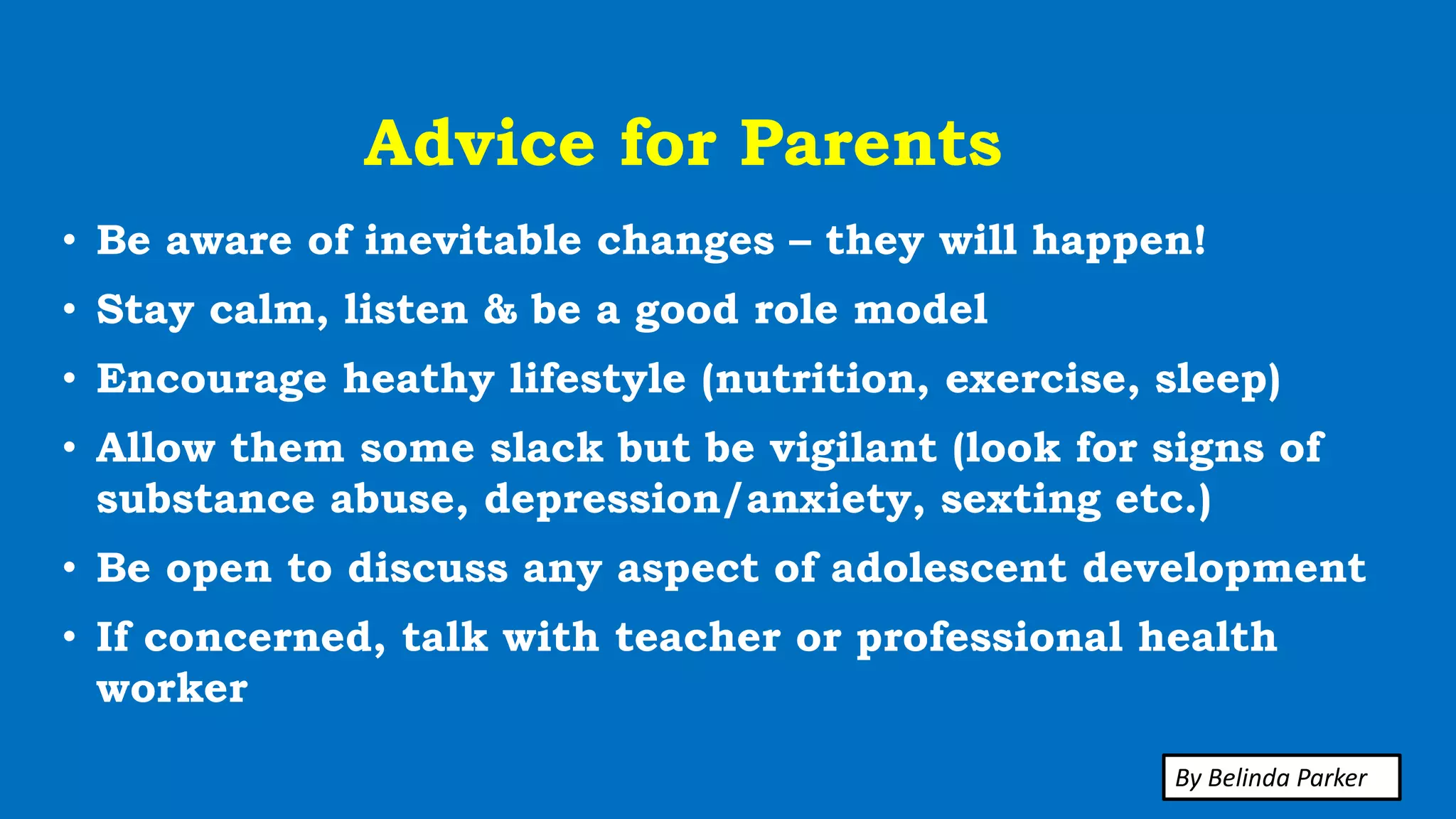 Early Adolescent Development | PPT