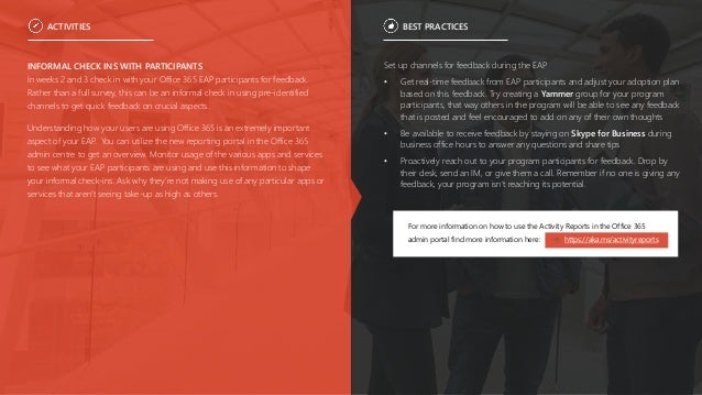 Early adoption program guide | PPTX