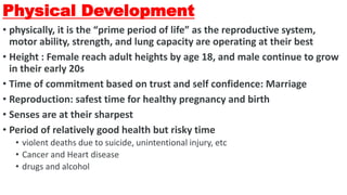 Early Adulthood.pptx | Parenting | Family and Relationships