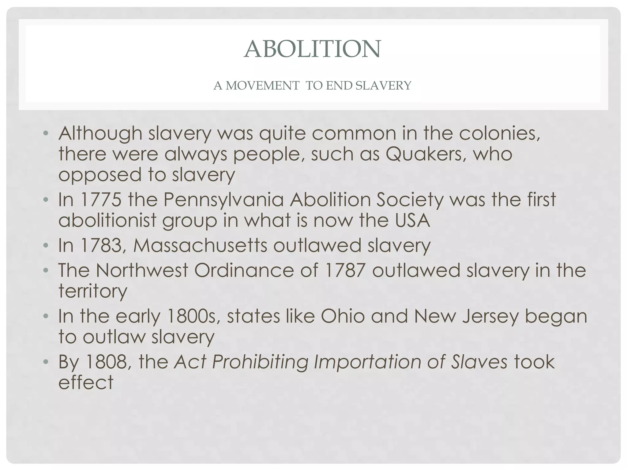 Early african american history | PPTX