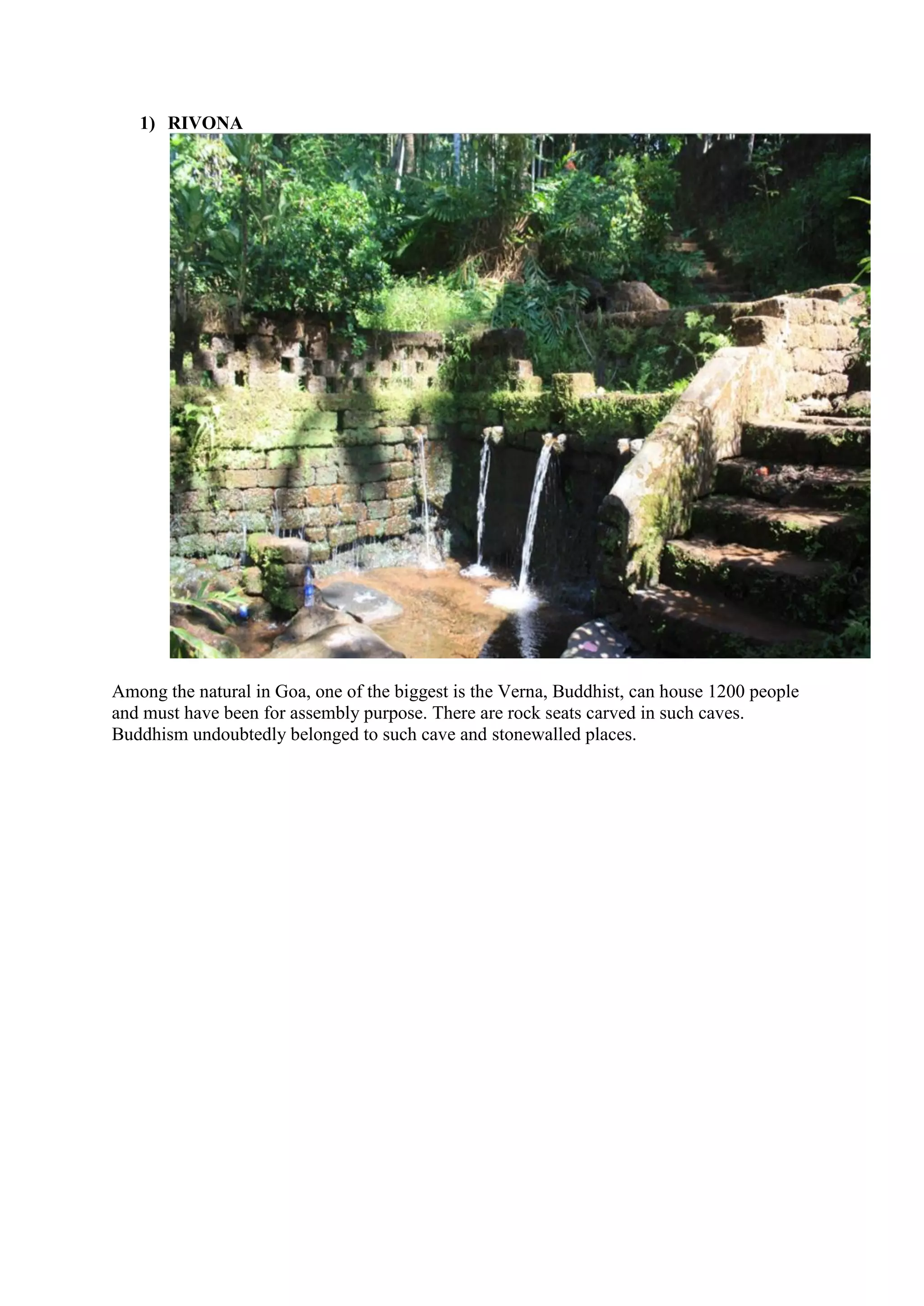 Early age famous caves in goa | PDF