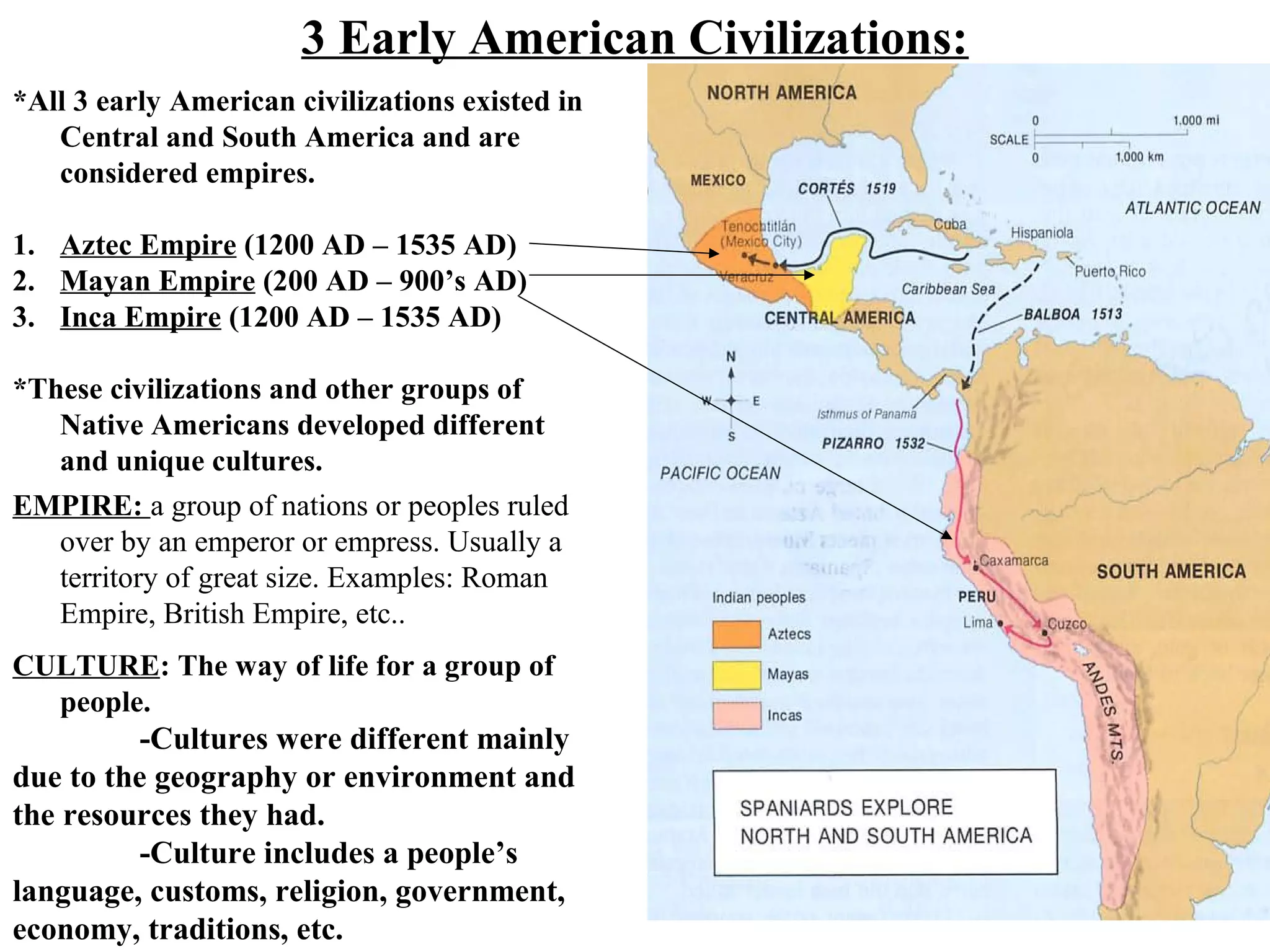 Early American Civilizations and Culture | PPT