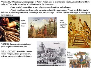 Early American Civilizations and Culture | PPT