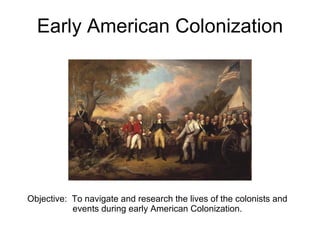 8th grade Early American Colonization | PPT