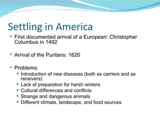 Early American Introduction | PPT