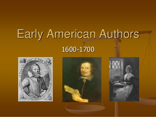 Early american literature pre 1800 (1)