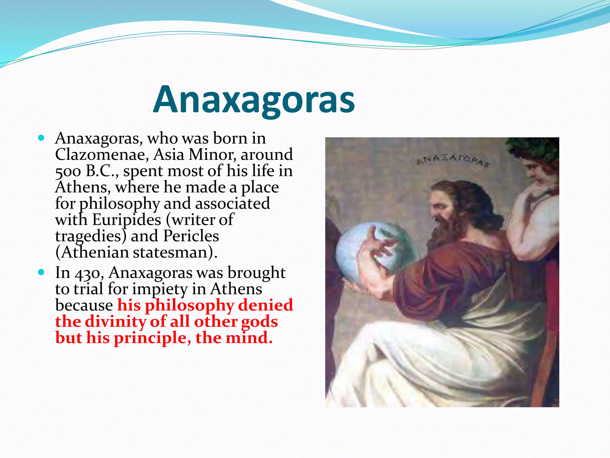 Early ancient philosophers | PPTX