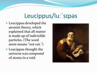 Early ancient philosophers | PPT