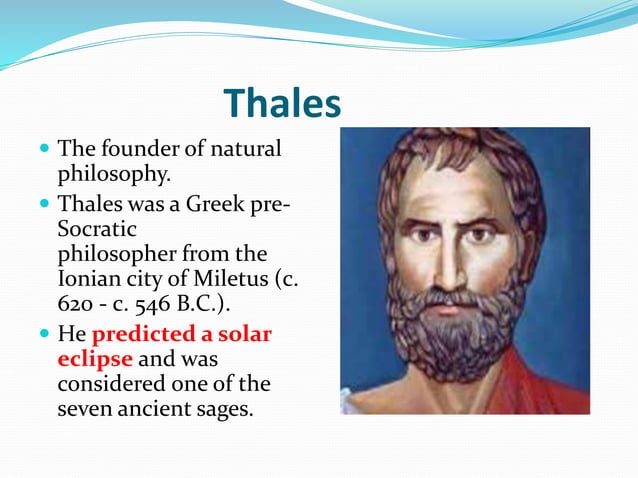 Early ancient philosophers | PPTX | Physics | Science