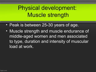 Early and middle adulthood | PPT