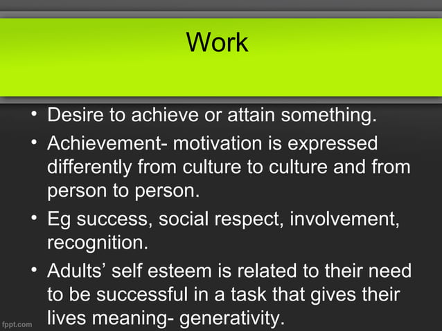 Early and middle adulthood | PPT