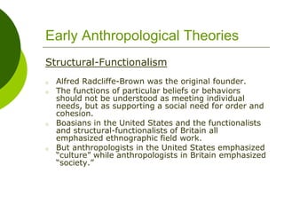Early anthropologist | PPTX