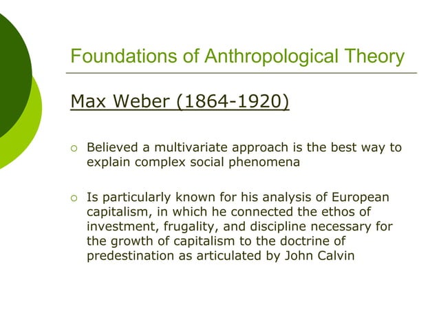 Early anthropologist | PPTX