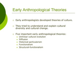 Early anthropologist | PPTX