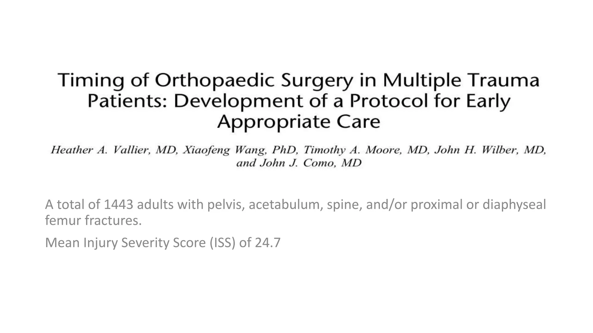 Early Appropriate care in Orthopedics.pptx