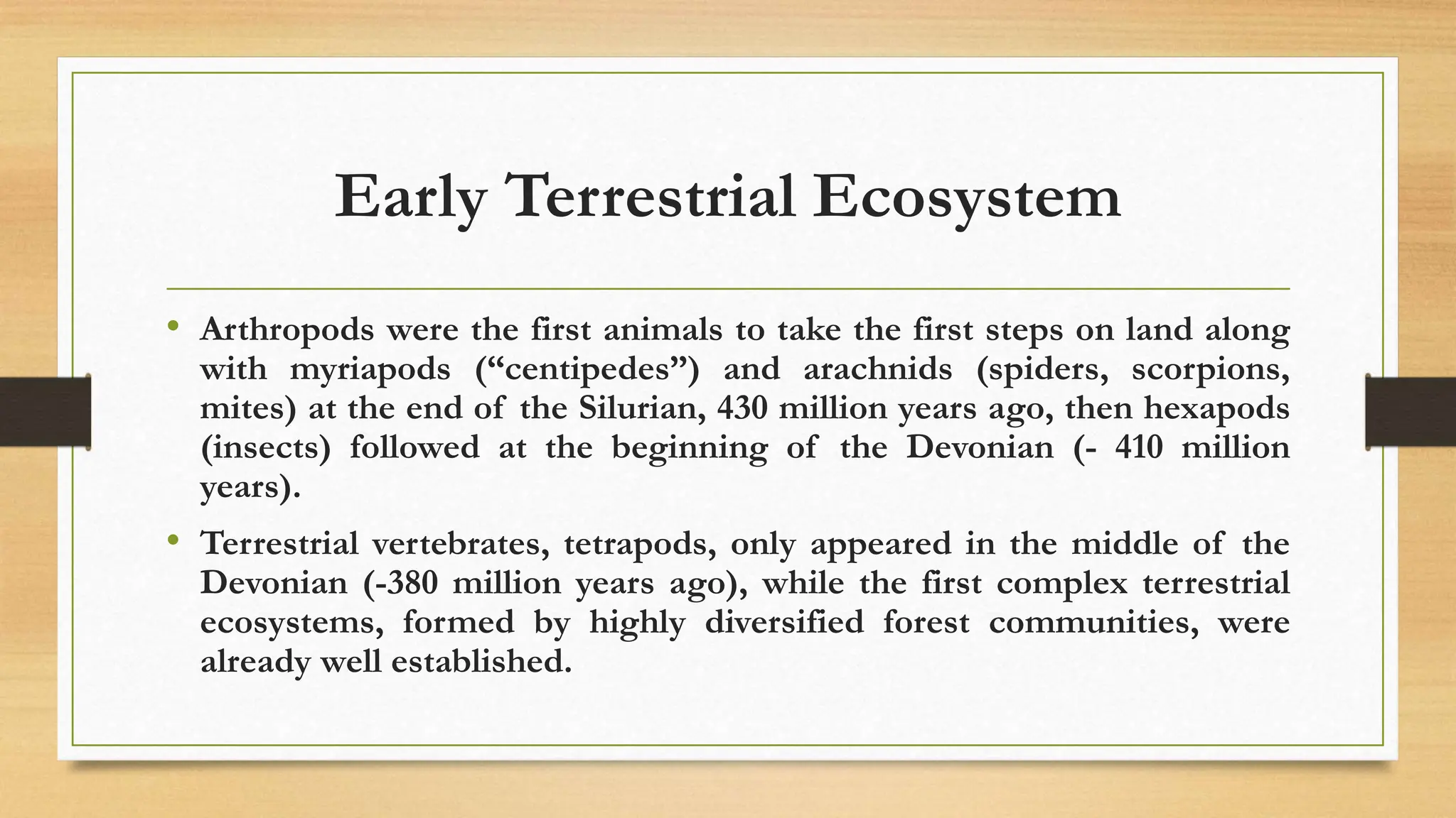 Early Aquatic and Terrestrial ecosystem.pptx