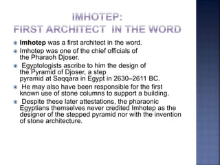 Early Architect's | PPTX