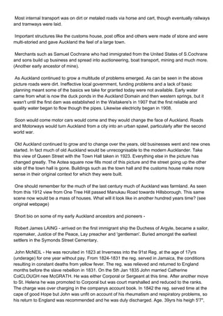 Early Auckland History | PDF | Christianity | Religion & Spirituality